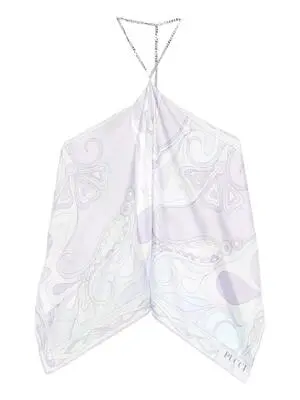 EMILIO PUCCI Chain High-Neck Top
