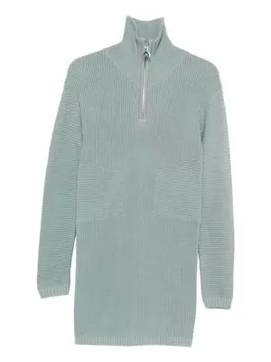 Patrizia Pepe Zip-up Knitted Dress - Green
