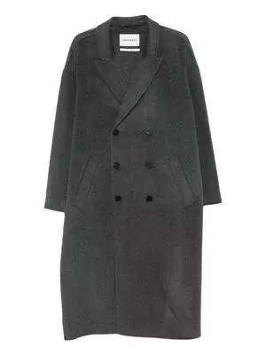 AMARÁNTO Double-breasted Overcoat - Grey