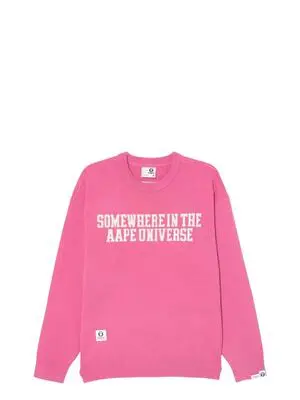 AAPE BY *A BATHING APE Logo-printed Sweatshirt - Pink