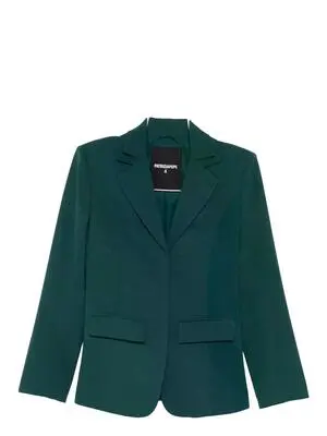 Patrizia Pepe Single-breasted Blazer - Green