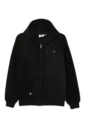 CHOCOOLATE Logo Patched Hoodie - Black