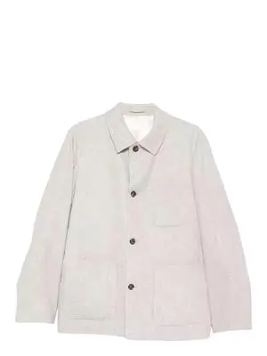 LARDINI Patch-pockets Jacket - Neutrals