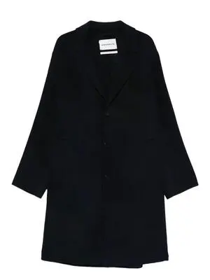 AMARANTO Single-breasted Coat - Blue