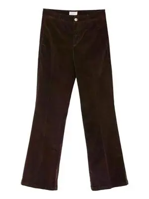 40WEFT Corduroy Straight Leg Trousers - Brown