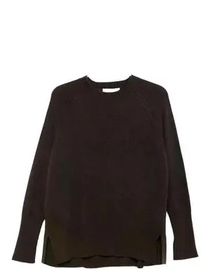 Antonelli Firenze Side-slits Sweater - Brown