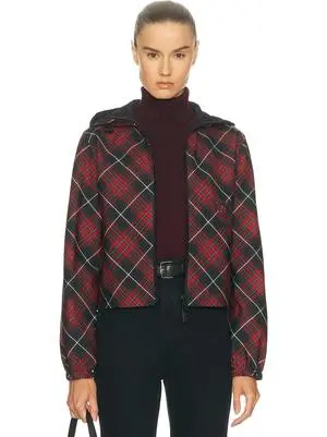 Burberry Salisbury Checkered Coat - Poppy Ip Check
