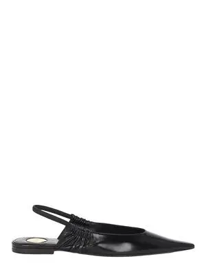 Saint Laurent Anne-marie Slingback Flat - Nero