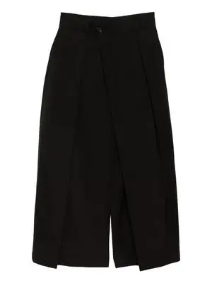 SONGZIO Asymmetric-Wrap Trousers