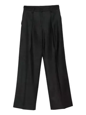 Antonelli Firenze Pleated Trousers - Black