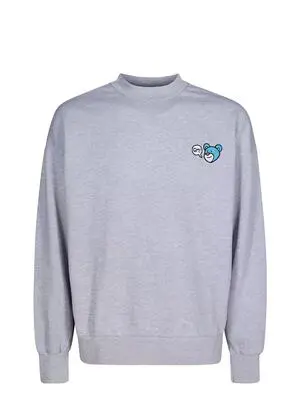 INBETWEENERS Cotton Bear Logo Sweatshirt - Grey