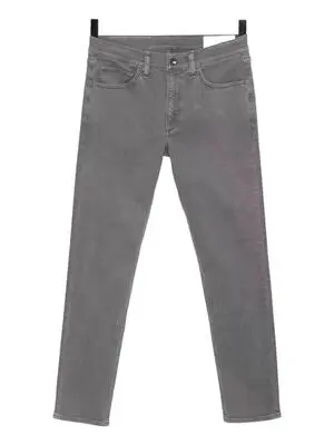 Rag & Bone Pocketed Stretch-cotton Jeans - Grey