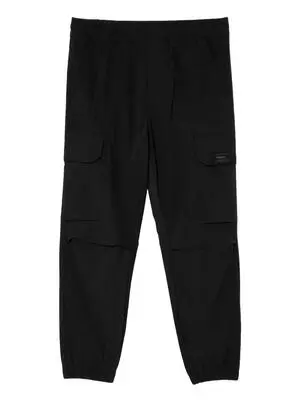 CHOCOOLATE Logo-patch Trousers - Black