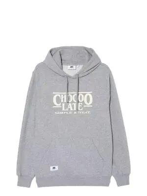 CHOCOOLATE Logo-embossed Hoodie - Grey