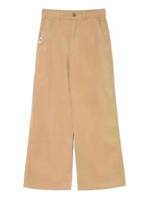 CHOCOOLATE Logo Patch Trousers - Neutrals