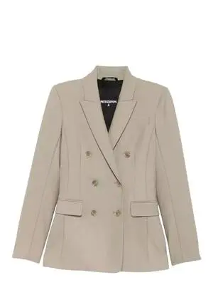 Patrizia Pepe Double-breasted Blazer - Neutrals