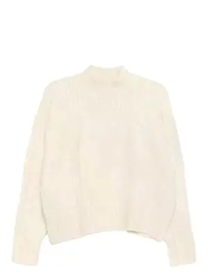 Lacoste Mock-neck Jumper - Neutrals