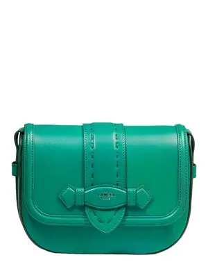 LANCEL Sienna Flap-detail Leather Bag - Green