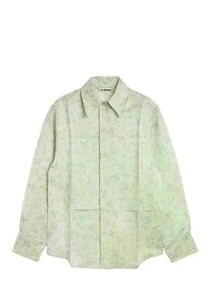 JIL SANDER Floral-print Shirt - Green