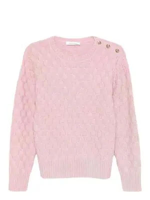 WALES BONNER Chord Sweater - Pink