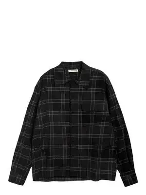 You Must Create Wray Plaid Shirt - Black