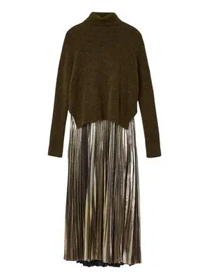 ALLSAINTS Spark Sweater And Maxi Dress Set - Brown