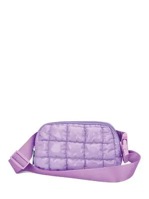 ISCREAM Shiny Puffer Nylon Belt Bag