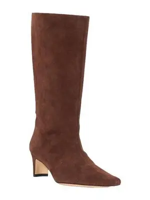 Staud Wally Mid-calf Boots - Mahogany