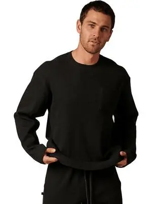 LEISURE LAB Cozy Cotton Crewneck Fireside