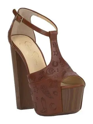 Jessica Simpson Platform Sandals - Dark Canyon Aniale