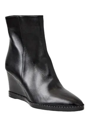 Bruno Magli Opera Wedge Bootie Black