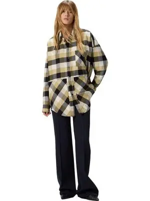 Missoni Oversized Check Shirt - Beige
