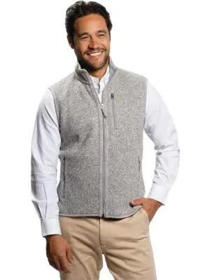 PETER MANNING NYC Polartec Fleece Vest Grey