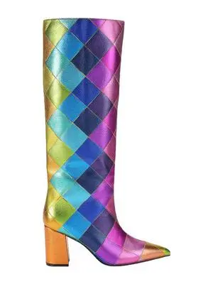 Kurt Geiger Regent Knee High Boot - Open Purple Multi