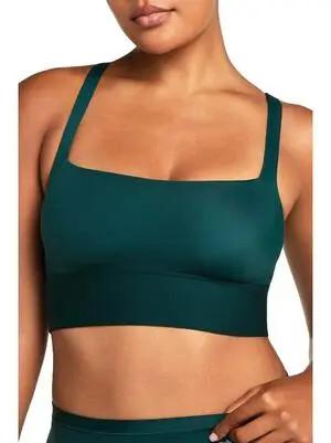 HARPER WILDE Bliss Square Neck Bralette Pine