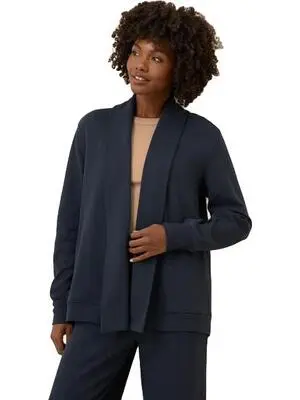 PACT Airplane Drape Cardigan - Midnight Blue