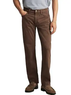 MAVI Zach Straight Leg Twill Pants - Mocha Twill