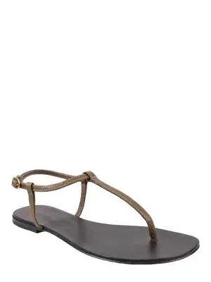 ARTISAN CRAFTED BY ZIGI Ankle Strap Leather Sandal - Taupe Leather