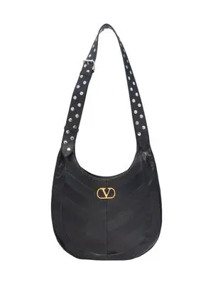 VALENTINO Valentino Garavani Patchwork Leather Hobo Bag