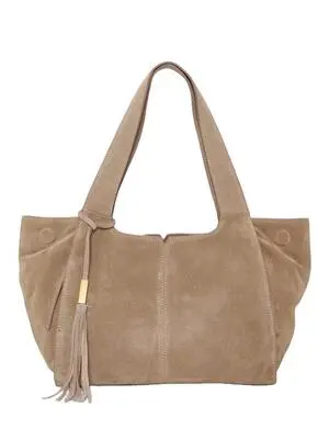 Vince Camuto Aleah Suede Tote - Dark Taupe
