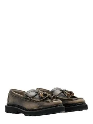 ALLSAINTS Skiff Tassel Loafer - Washed Black