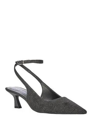 STUART WEITZMAN Vinnie 50 Ankle Strap Pumps - Charcoal