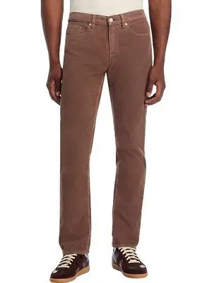 FRAME L'homme Slim Fit 5-pocket Corduroy Pant - Dark Taupe