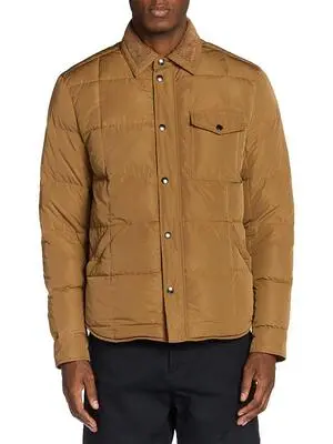 Moncler Marcilly Quilted Shirt Jacket - Dijon