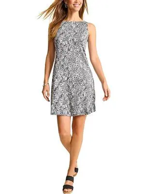 Tommy Bahama Darcy Playa Python Print Dress - Shadow
