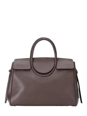Staud Maude Leather Carryall - Espresso