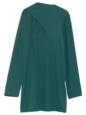 Patrizia Pepe Draped Midi Dress - Green