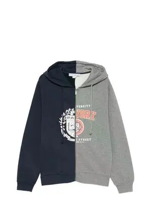 Marc Jacobs X A.p.c. Long-sleeved Hoodie - Blue