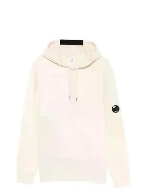 C.P. COMPANY Logo-print Hoodie - Neutrals