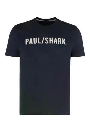 Paul & Shark Logo-print T-shirt - Blue
